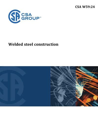Csa W59 2024 Welded Steel Construction