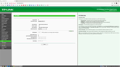 Bug Archer C2 IPv6 DNS Settings - Home Network Community