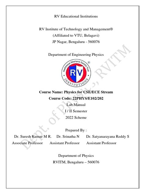final cse ece physics lab manual snr download free pdf p n