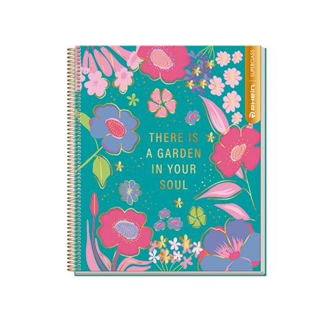 Cuaderno Rhein Super Class 12 Oficio Flowers 120hj Marangunic
