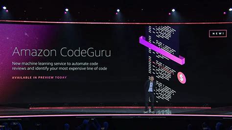 速報 「amazon Codeguru」発表。機械学習したコンピュータが自動でコードレビュー、問題あるコードや実行の遅い部分などを指摘