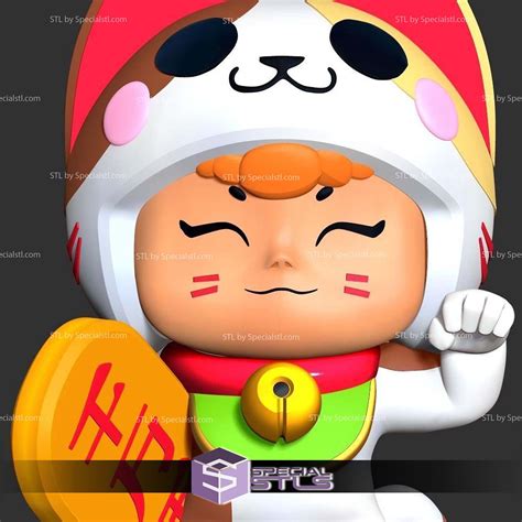 Lucky Cat Neko Bea 3d Print Files Specialstl