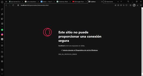 Duda Este Sitio No Puede Proporcionar Una Conexión Segura Java Servlet Fundamentos De