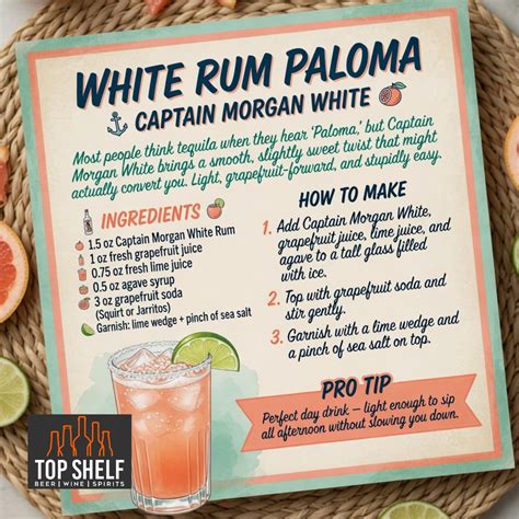 7 Best Summer Rum Cocktails With Captain Morgan Top Shelf