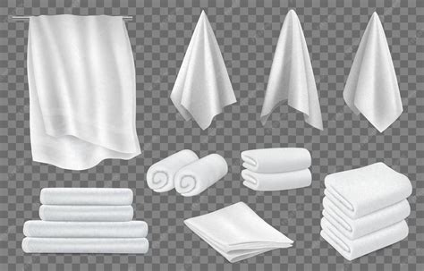 Manta 3d Y Toalla Tela Blanca Colgar Baño Algodón Peludo Rollos Plegados Pila De Spa Higiénico