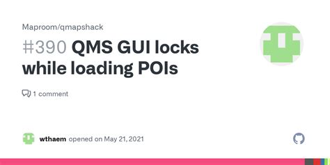 QMS GUI Locks While Loading POIs Issue Maproom Qmapshack GitHub
