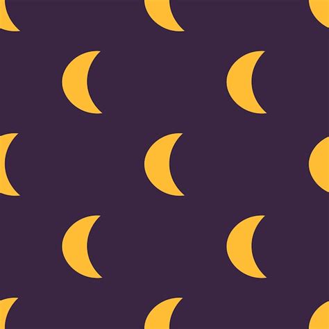 Premium Vector Moon Abstract Seamless Pattern Geometric Background