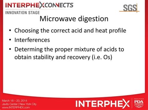 Sample Preparation For Elemental Impurities Ppt