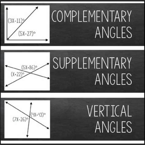 Angle Relationships Worksheet Solving Equations Maze Activity