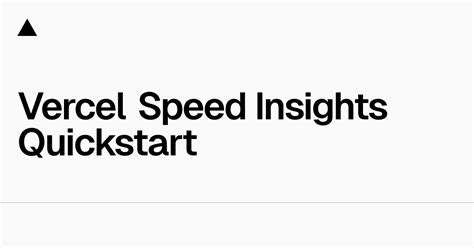 Speed Insights Help Vercel Community
