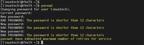 how to enforce password policies in linux ubuntu rhel