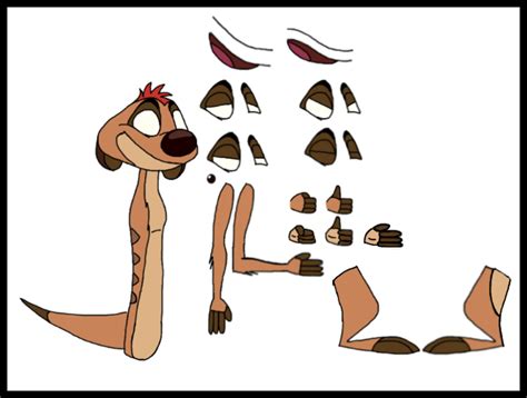 Character Builder Timon By Hakunamatata15 On Deviantart