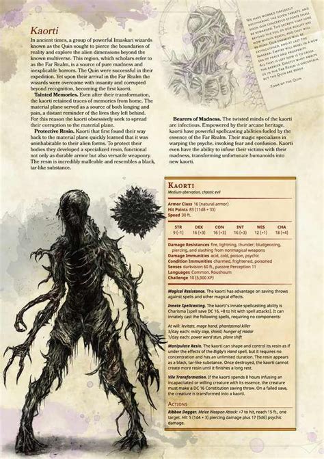 Dandd 5e Dream Monsters Flipzoom