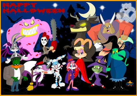Happy Halloween By Tiny Toons Fan On Deviantart