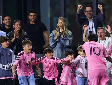El Tierno Festejo De Gol De Messi En El Triunfo De Inter Miami