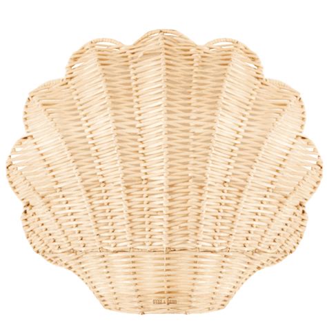 Rattan Wall Lamp Shell Dyke And Dean
