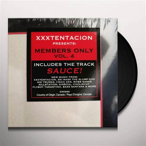 Xxxtentacion Presents Members Only Vol 4 2lp Vinyl Record