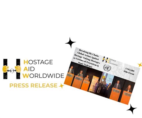 Hostage Aid Worldwides Unga 80 Side Event Breaking The Chain Global
