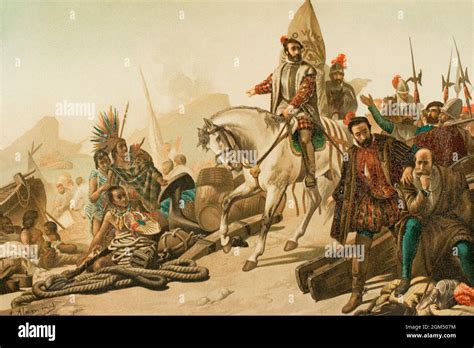 Hernan Cortes And The Aztecs In War