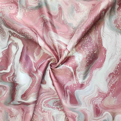 Digital Printed Duchess Satin Abstract Curtain Dream