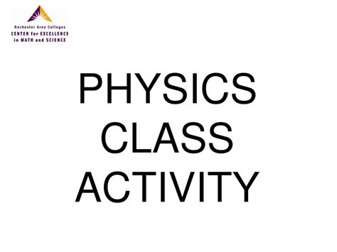 Ppt Physics Class Activity Powerpoint Presentation Free Download