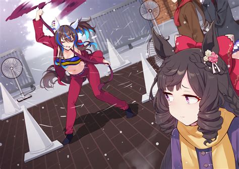 Daitaku Helios And Daiichi Ruby Umamusume Drawn By Motsunabemo2nap3