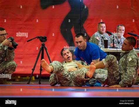 Spc Jermy Goerss Of Rochester Minn Takes A Breath Of Air After A Match With Spc