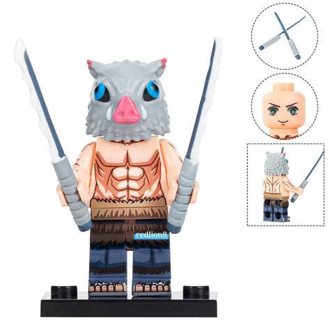 Inosuke Hashibira Demon Slayer Kimetsu No Yaiba Lego Compatible