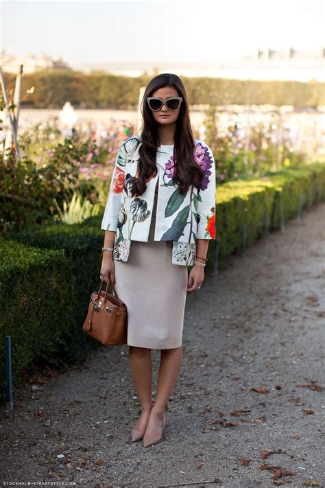 Trendy Sophistication Chic Floral Print Outerwear For Work Luxury Floral Print Outerwear For