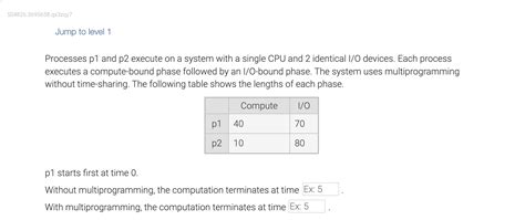 Solved Processes P And P Execute On A System With A Single Chegg