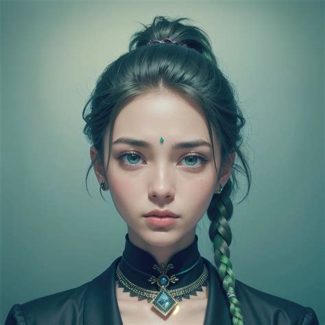 Download Anime Girl Artificial Intelligence Digital Art Royalty Free