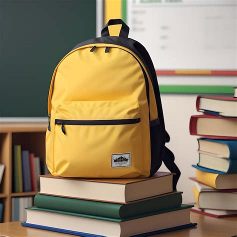 Premium Ai Image School Backpack