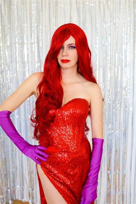 Jessica Rabbit Halloween Costume Pursuing Pretty
