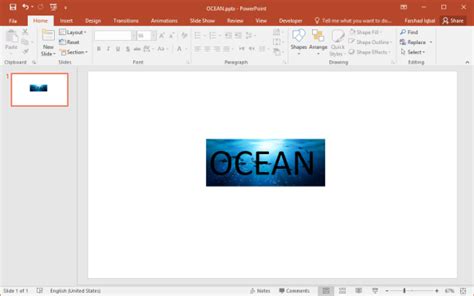 How To Add Image As Text Background In PowerPoint