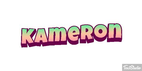 Kameron Name Animated  Logo Designs