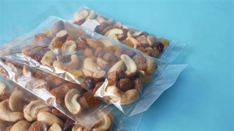 Small Packages Of Mixed Nuts 14179243 Stock Video At Vecteezy