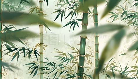 工笔画数字艺术工笔画竹子手绘插画ai平面元素免费下载png格式1344像素编号70716219 千图网
