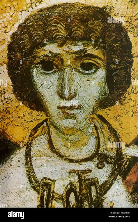 English Icon Of Saint Serge And Saint Bacchus Fragment 7th Century