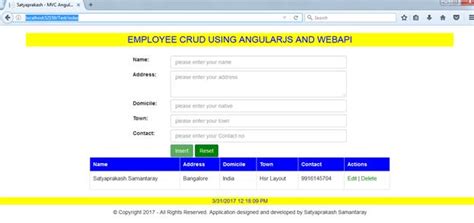Steps To Perform Crud Operations Using Angularjs And Stored Procedure In An Asp Net Mvc