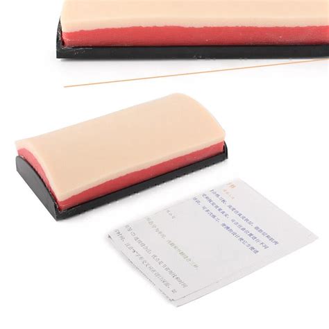 Medical Suture Training Human Skin Model Pad Practice Teaching Learning