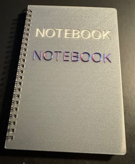 Customizable Notebook Cover By Illegible Download Free Stl Model Customizable Notebook Cover By Illegible Download Free Stl Model