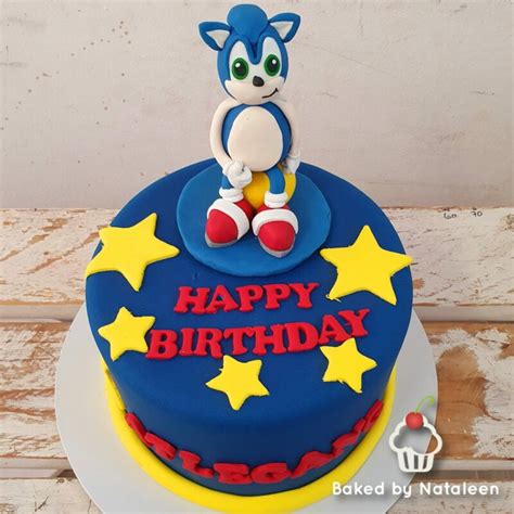 Sonic The Hedgehog Birthday Cake 7 Baked By Nataleen