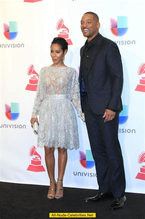 Jada Pinkett Smith In See Through Dress