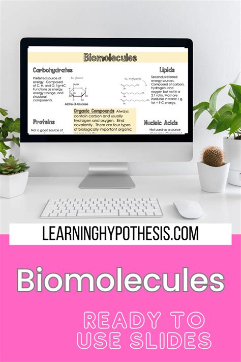 Biomolecules Presentation Slides The Learning Hypothesis