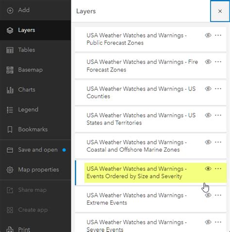 Map In A Minute Map Weather Using Arcgis Online And Arcgis Living Atlas