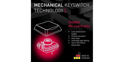 Cherry Mx Lp 21 Compact Wireless Gaming Keyboard