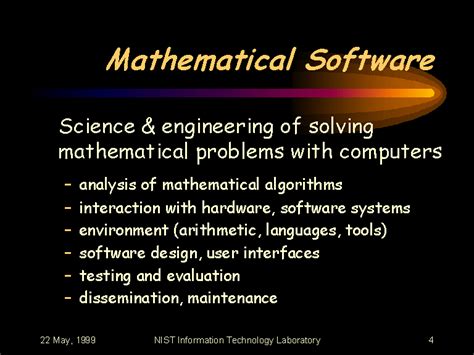 Mathematical Software