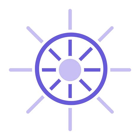 Premium Vector Ship Wheel Vector Illustration