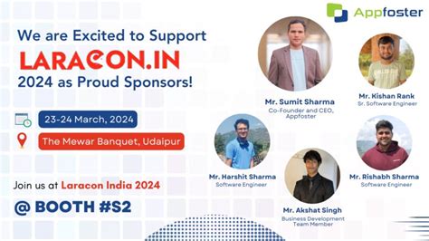 Appfoster On Linkedin Laracon Laravel Php India S2 Laraconindia Laravel Webdevelopment