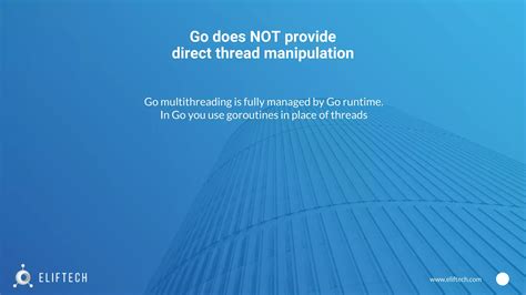 Go Concurrency Basics Ppt